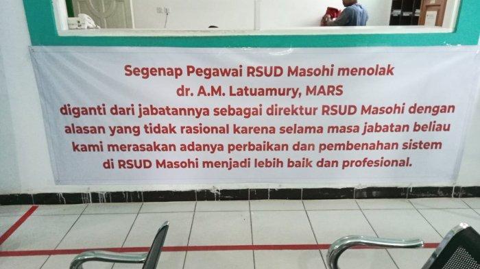 Pegawai RSUD Masohi Tolak Pergantian Jabatan Direktur yang Ditunjuk Pj ... Pegawai RSUD Masohi Tolak Pergantian Jabatan Direktur yang Ditunjuk Pj ...