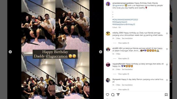 Amanda Manopo Ajak Anjing Kesayangan Rayakan Ulang Tahun Ayah ... Amanda Manopo Ajak Anjing Kesayangan Rayakan Ulang Tahun Ayah ...
